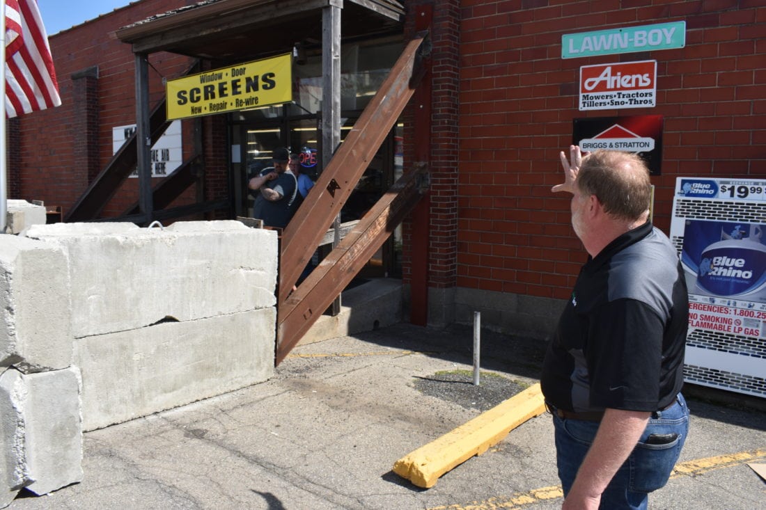 Broken roof trusses threaten business at local hardware store | News ...